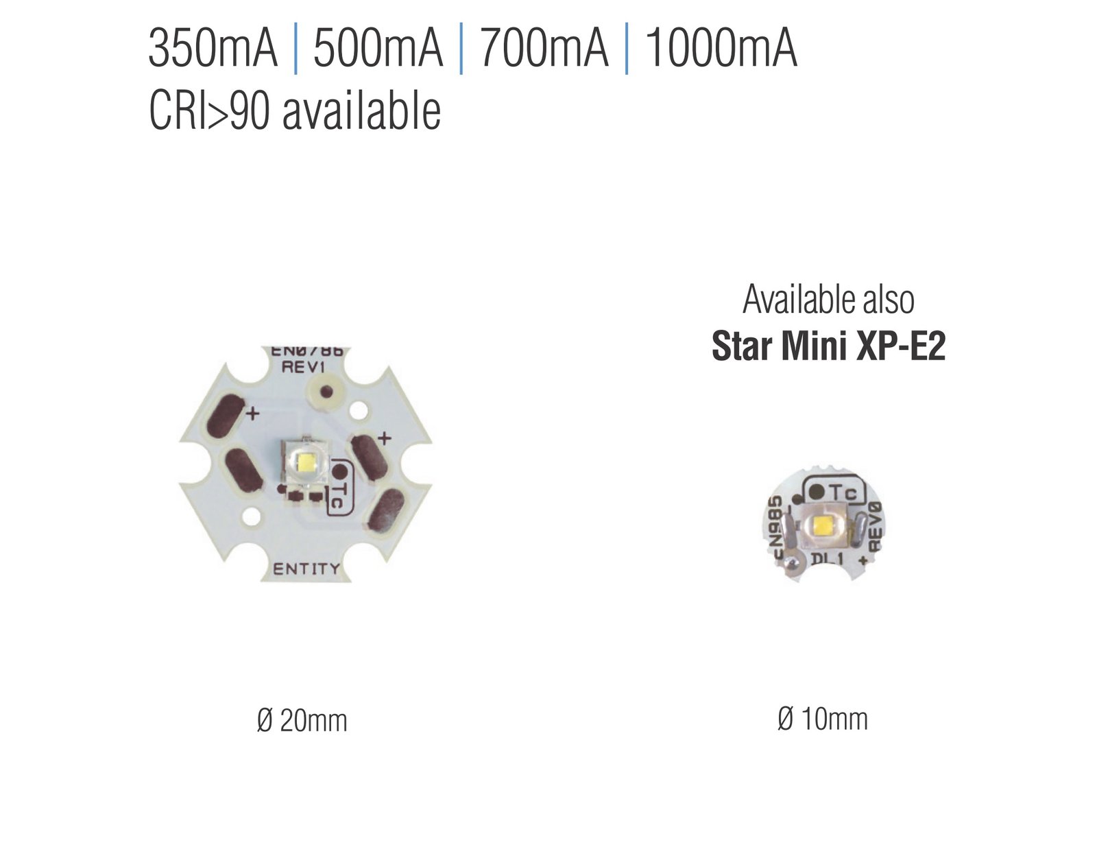 Entity ENSTAR XP-E2 Aluminium Star | Holders Technology